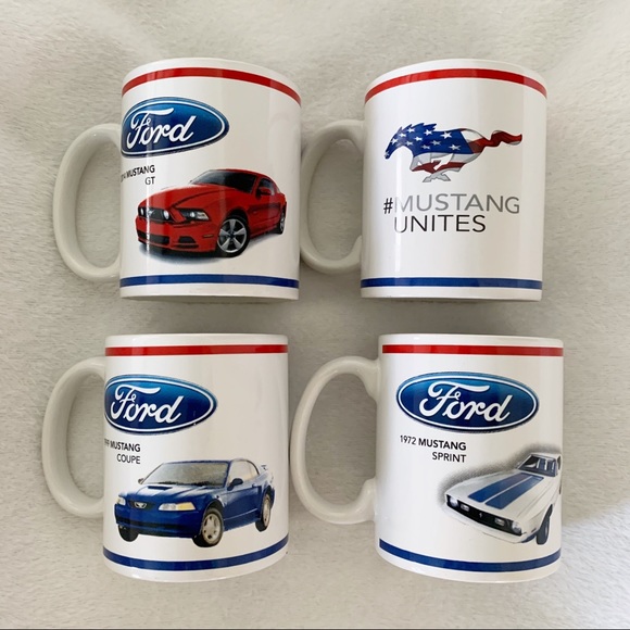 Ford | Kitchen | Ford Coffee Mug Set Of 4 | Poshmark